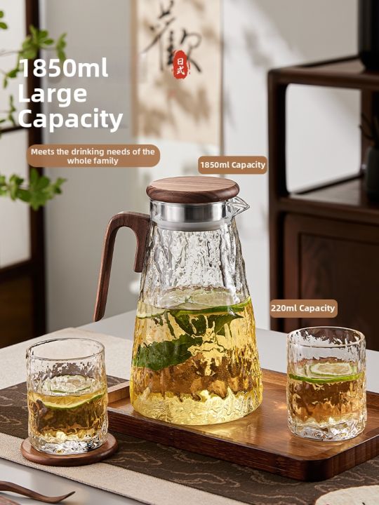 YINXIANG80YIGUAN | High Borosilicate Glass Water and Tea Cup Set ...