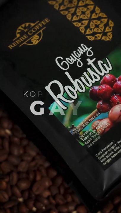 Kopi Robusta Gayo Aceh Premium, Medium to Dark Roast, Kuat & Pekat ...
