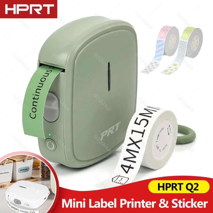 HPRT Q2 Mini Thermal Label Printer with Paper Bluetooth Wireless ...