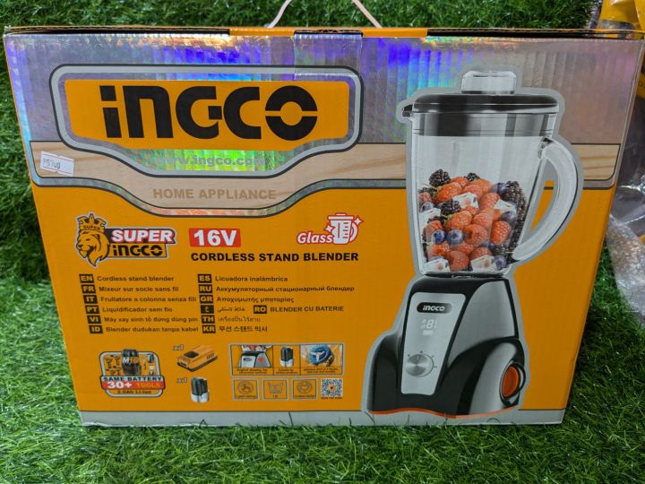 Ingco 16v Cordless Stand Blender - CJB052K | Lazada PH