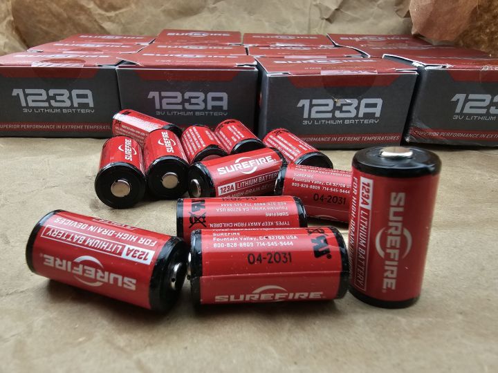 Surefire CR123A LITHIUM BATTERIES 3-Volt พร้อมส่งด่วน ของแท้ ผลิตและ ...