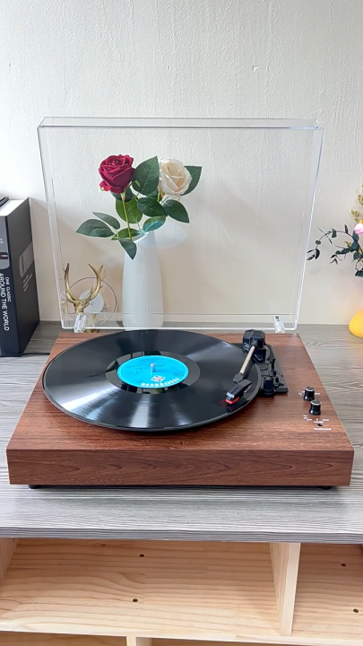 Middix Turntable player vinyl record bluetooth speaker retro gramophone ...