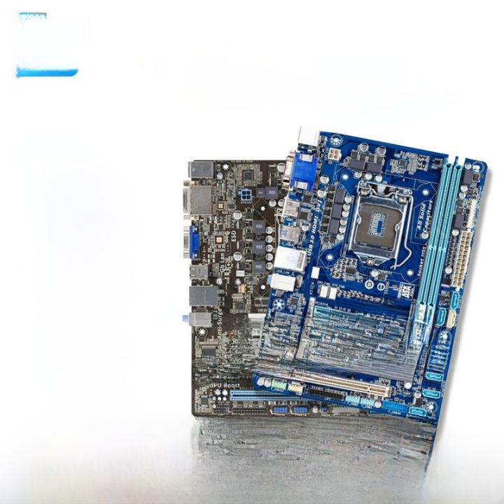 Gigabyte H61 Motherboard LGA1155 Pin Desktop Computer Mainboard Micro-ATX Structure Intel CPU ...
