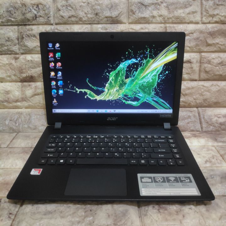 Laptop Acer Aspire 3 A314-21 AMD A4-9120e RAM 4 GB SSD 256 GB black | Lazada Indonesia
