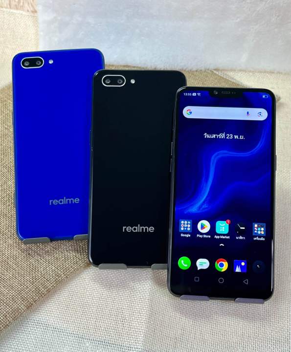 realme c1 จอ6.2นิ้ว สภาพสวยพร้อมใช้งานแถมฟรีชุดชาร์จ | Lazada.co.th