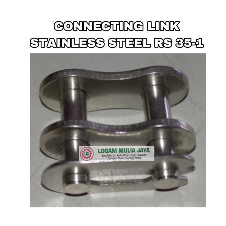 CL RS 35-1 316 SS CONNECTING LINK RS 35 SINGLE SAMBUNGAN RANTAI ...