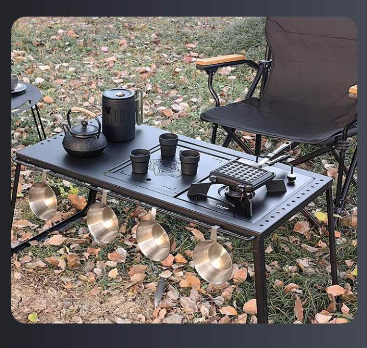 📌ส่งจากไทย โต๊ะแคมป์ปิ้ง IGT Seasons Fox Combination Camping Table IGT ...