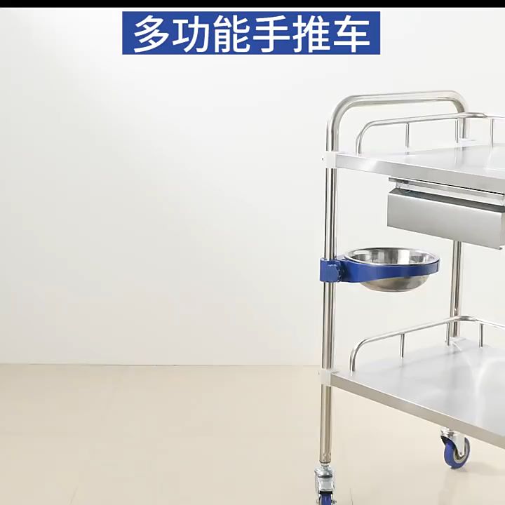 Kitchen Stainless Liquor Food Trolley with wheels trolly organizer rack ...