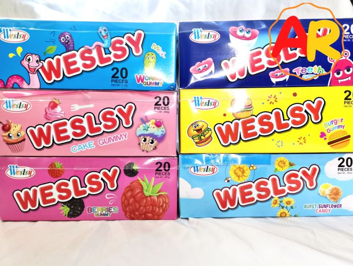 Weslsy Gummy Candy 20 pcs of 18 g / Wholesale Paninda / Lootbag fillers ...