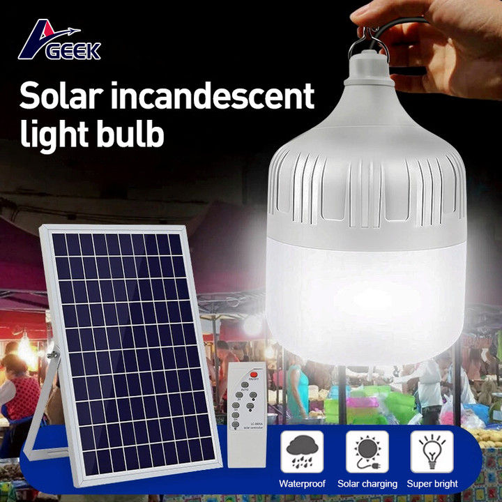 GEEK LED bulb solar outdoor original 50W100W150W200W Solar outdoor ...