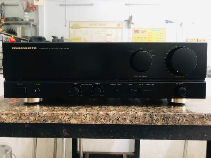 Amply Marantz PM-30 hàng xuất Châu Âu 4 dòng điện 110/120/220/240v máy ...