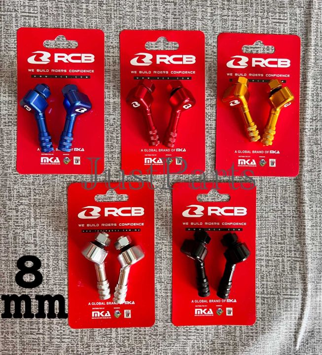 RCB ALLOY TIRE VALVE PITO 8mm (RCB MAGS) | Lazada PH