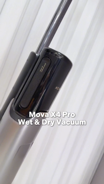 【WORLD FIRST】Mova X4 PRO Wet and Dry Vacuum Cleaner | 80°C Hot Water Floor Washing | High ...