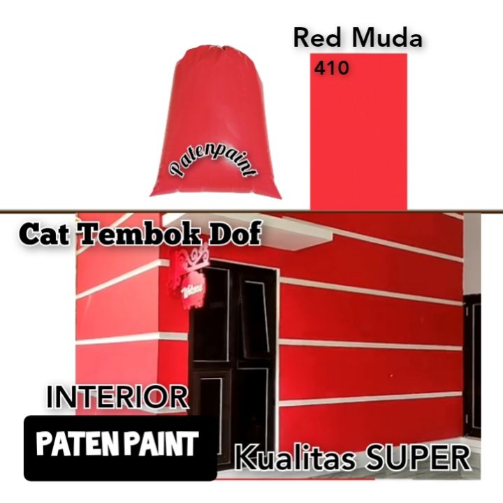 cat tembok merah muda / cat tembok 1 kilo | Lazada Indonesia