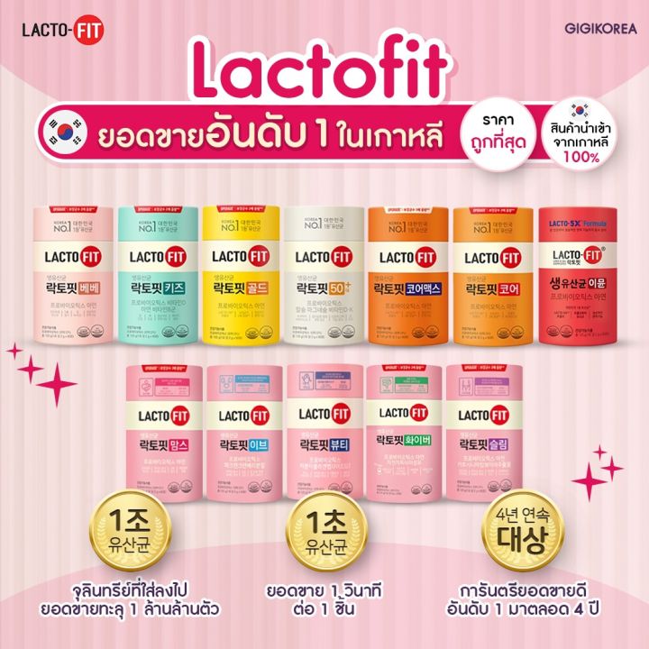 พร้อมส่ง 13 สูตร ของแท้ ถูกที่สุด Lacto Fit Prebiotic Probiotic Detox ...