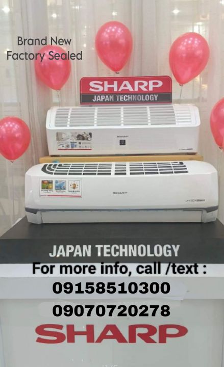 Sharp 1.5hp Split Type J-Technology Inverter Aircon | Lazada PH
