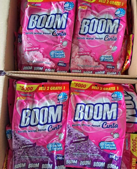 Detergent Bubuk BOOM 3pcs | Lazada Indonesia