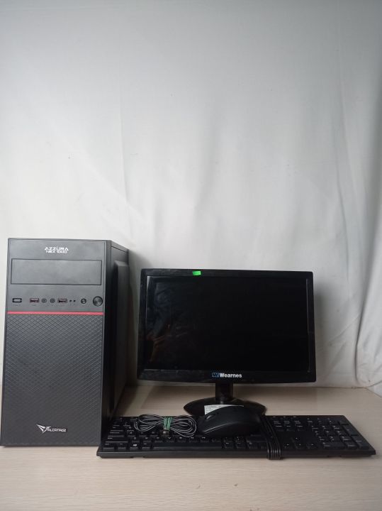 cpu/komputer 1 set core i3 gen 2/3 ram 4gb hdd 500gb siap pakai ...