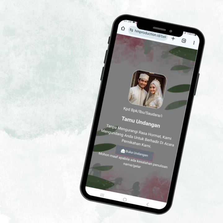 Undangan Digital Pernikahan Website Khas Bekasi Wedding Invitation Web ...