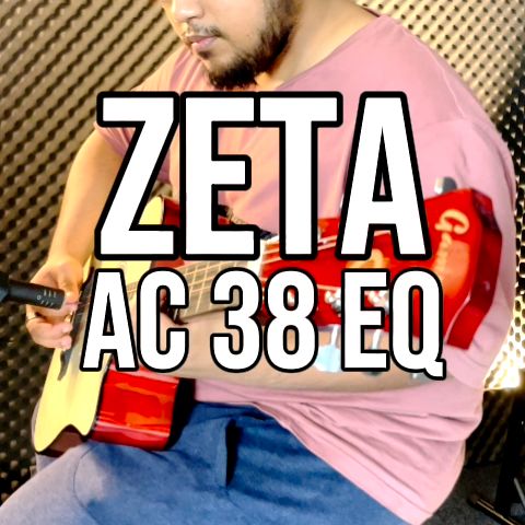 38 inch ZETA Semi Acoustic Guitar with 2 band EQ / Pick Up - (RCStromm ...