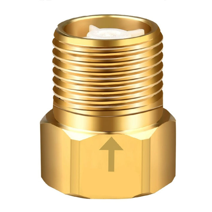 Toilet Anti-Backflow Check Valve Copper One-Way Inlet Valve Prevent ...