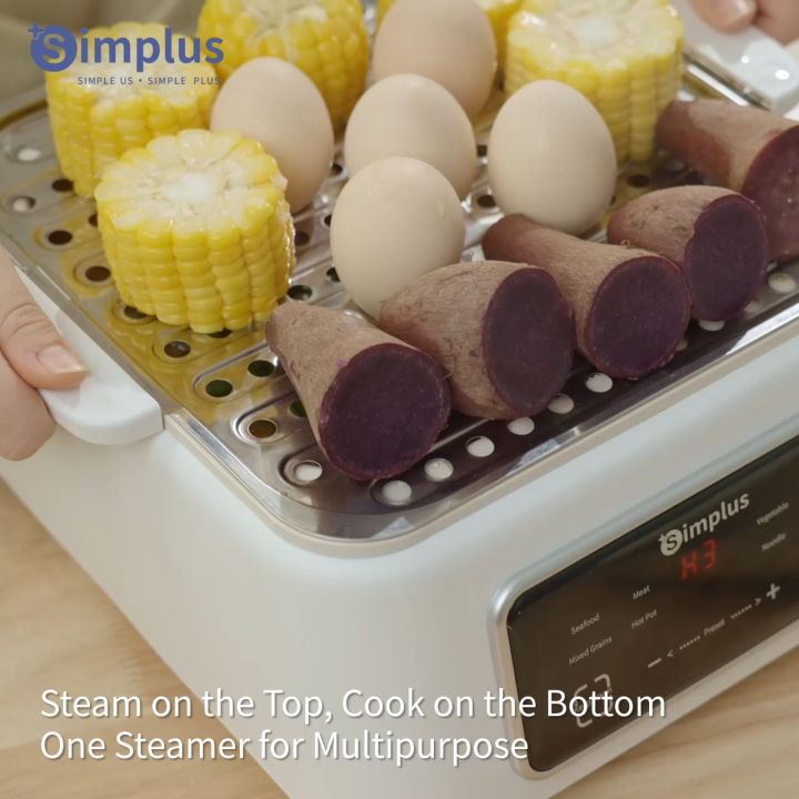【Free Gift】Simplus 11L Pengukus Elektrik Electric Steamer Multi ...