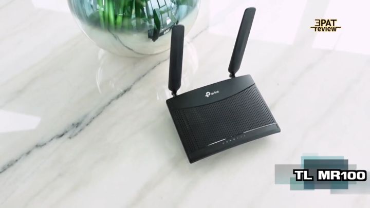 TP-LINK TL-MR100 300 Mbps Wireless N 4G LTE Router แบบใส่ซิม รองรับ 4G ...