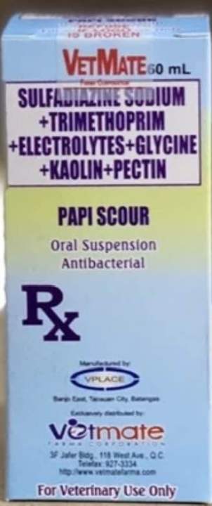 Papi Scour 60ml (Oral suspension/anti-diarrhea) OTC | Lazada PH