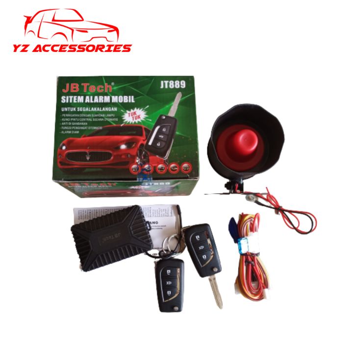 Alarm Mobil Universal Model Kunci Lipat Premium Best Quality | Lazada ...