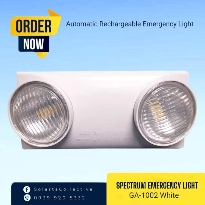 SPECTRUM LED EMERGENCY LIGHT (02) GA-1002 | Lazada PH