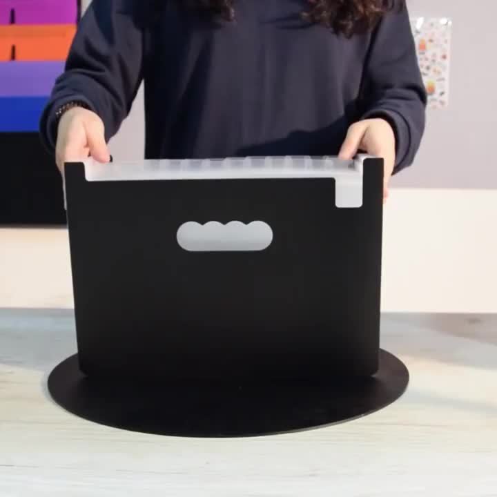 Folder Fail Akordion Pelangi Berdiri Sendiri Sekeping 24 Lapisan 3 Beg ...