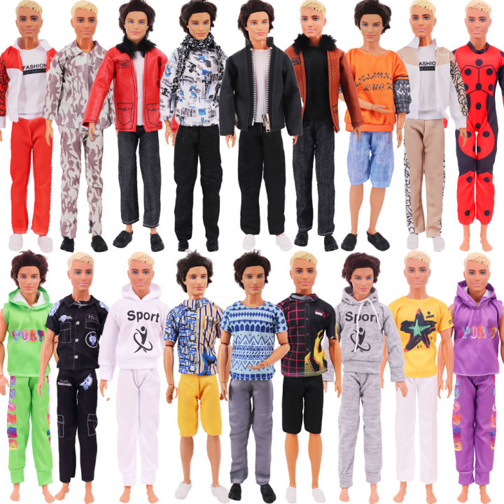 25 สไตล์ Ken Barbies ตุ๊กตาเสื้อผ้ากีฬา Prince's Daily เสื้อผ้า ...