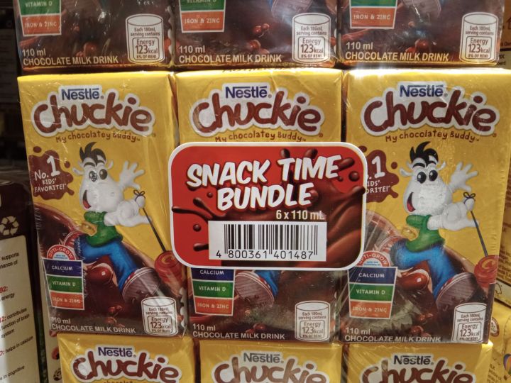 Nestle Chuckie Chocolate Drink Snack Time Bundle (6 × 110ml) | Lazada PH