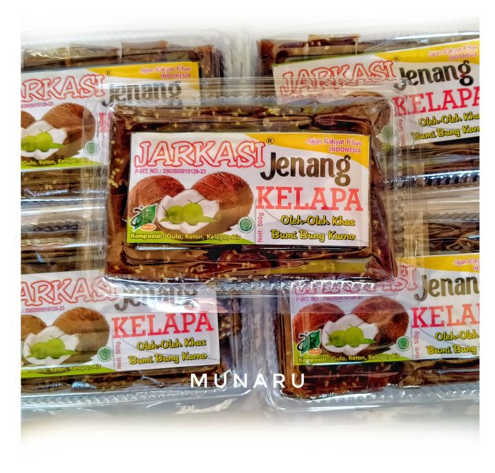 Dodol Jenang Ketan Kelapa Muda Oleh Oleh Khas Blitar 500g | Lazada ...