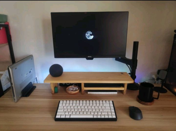 Wooden Monitor Riser (Kahoy Lokal) | Lazada PH