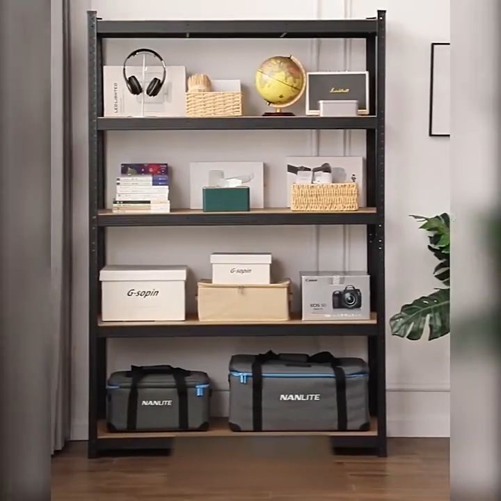 【Bearing 500KG】【Adjustable】6/5 Tier Boltless Steel Rack Shelves Rack ...