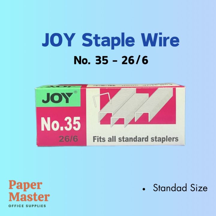 JOY Staple Wire - No. 35 - 26/6 | Lazada PH