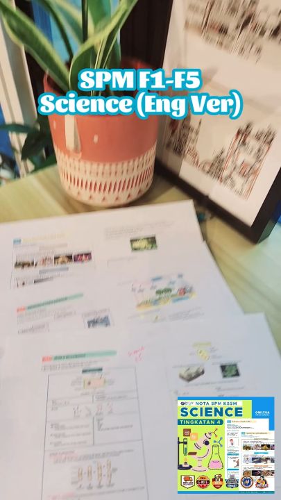 (PDF) Nota Sains (Malay) SPM Tingkatan 5 KSSM - Owltra Edu | Lazada