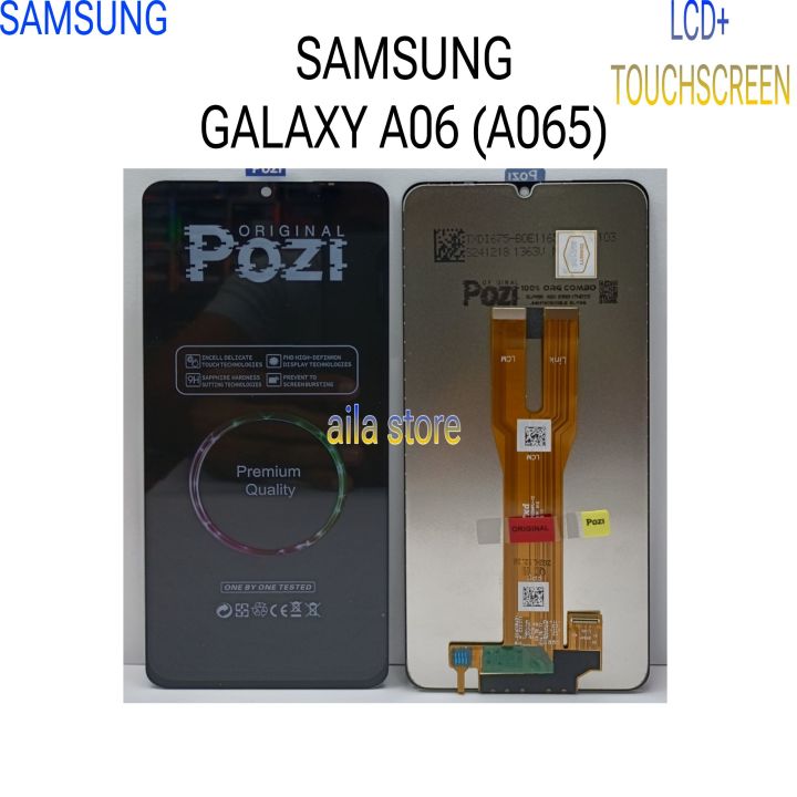LCD TOUCHSCREEN SAMSUNG GALAXY A06(A065) ORIGINAL POZI FULL SET ...