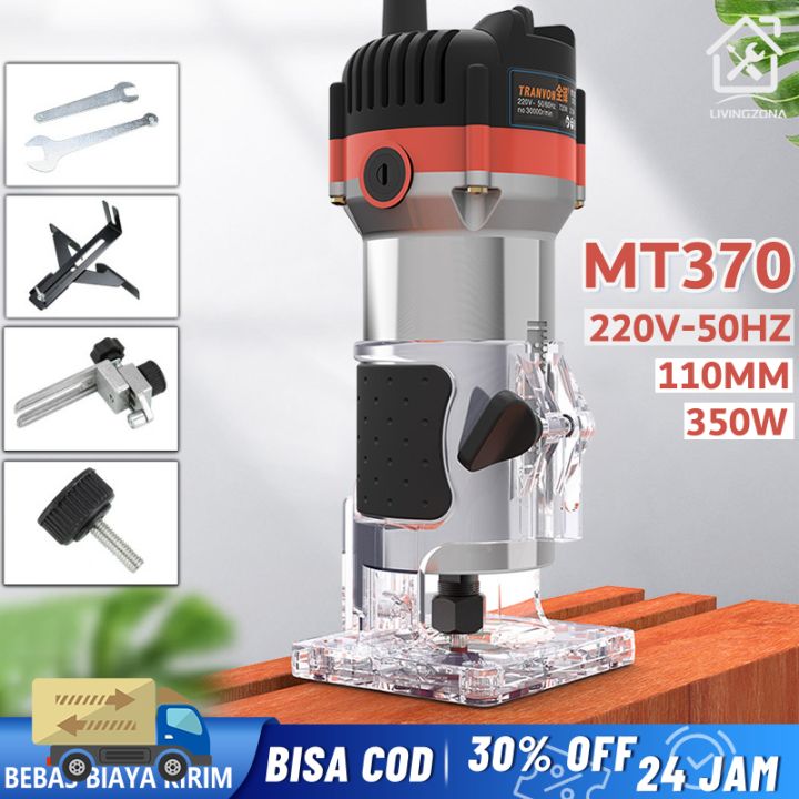 Wood Trimmer 370 1/4 Mesin Router Profil Kayu 6 mm / Router Trimmer ...