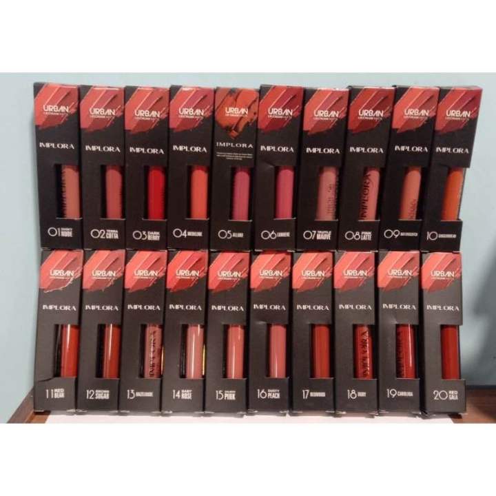IMPLORA URBAN LIP CREAM MATTE ORIGINAL | Lazada Indonesia