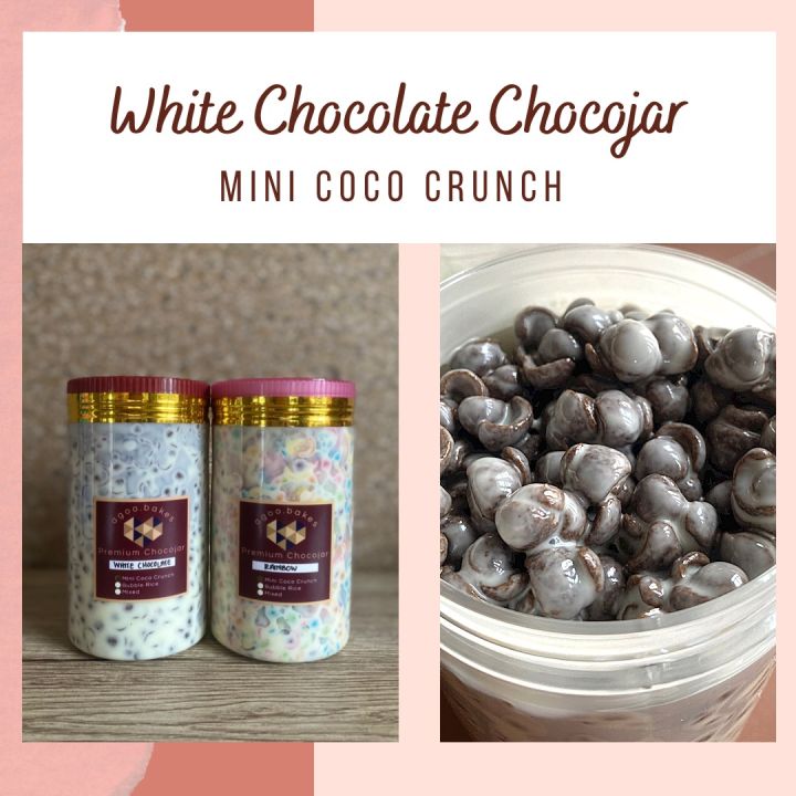 MINI CRUNCH Chocojar White Chocolate Mini Koko Crunch 550ml Murah Penuh ...