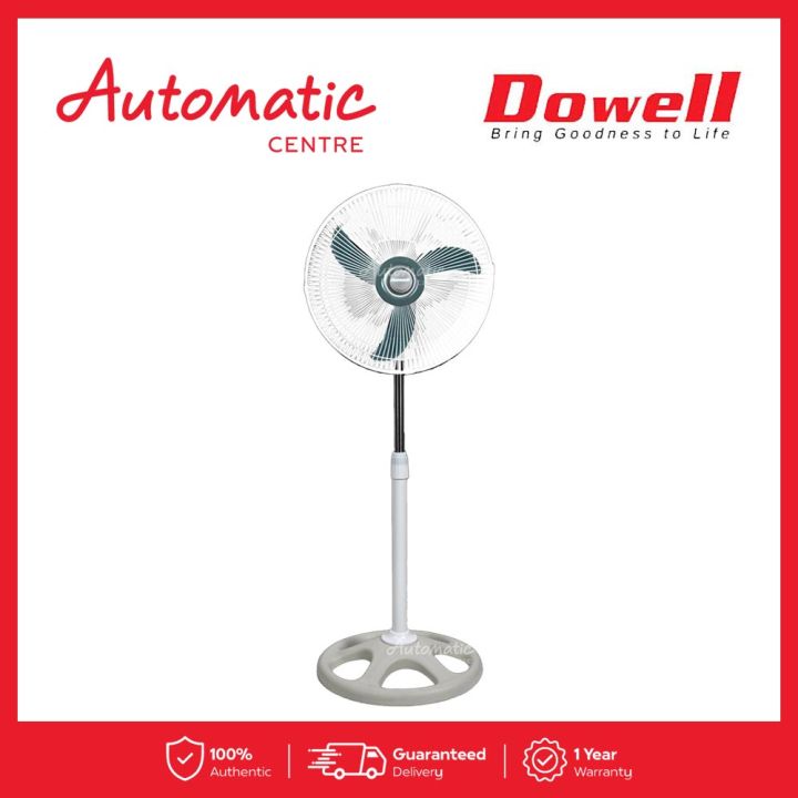 Dowell STF3-278 16-inch Stand Fan with Thermal Fuse and Oscillation ...
