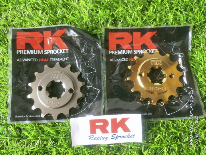 Rk engine sprocket Raider 150 14t 415 /14t 428/15t 428 | Lazada PH
