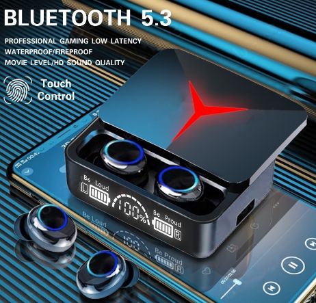 M90 Pro TWS Wireless Bluetooth Earphones 5.3 Dual Call Power Touch ...