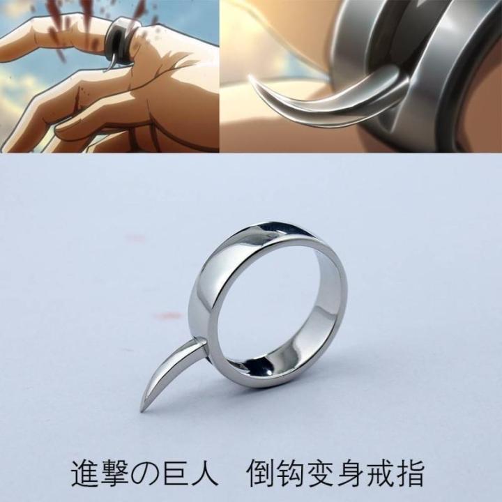 New Arrival Attack on Titan Arnie's Transformation Ring Cos Same Style ...