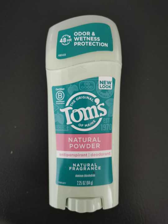 Tom's of Maine Antiperspirant Deodorant Natural Powder 2.25Oz (64g ...
