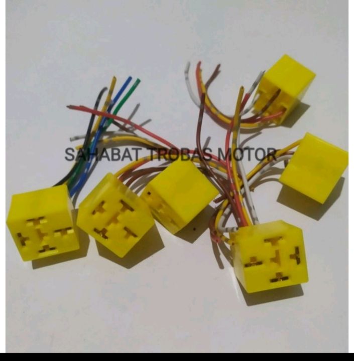 Soket Socket Relay Riley 4 Kaki Kabel Bintik astra | Lazada Indonesia