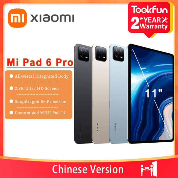 Xiaomi Mi Pad 6 Pro Tablet 11-Inch 2.8K Ultra HD Screen Google Play ...