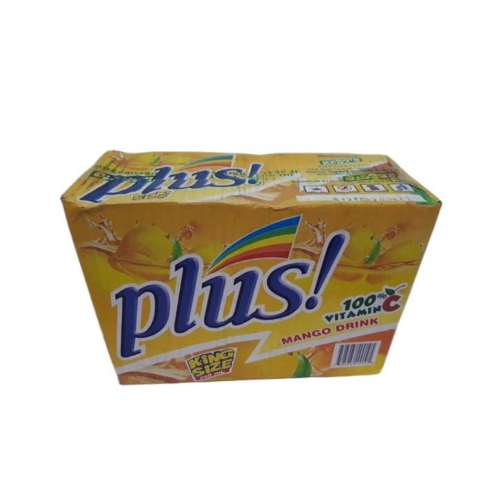 Plus King Size Juice Drink Mango 250ml - Pack of 10 | Lazada PH